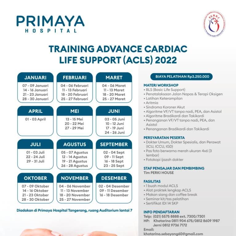 Pelatihan Advance Cardiac Life Support (ACLS) - Primaya Hospital