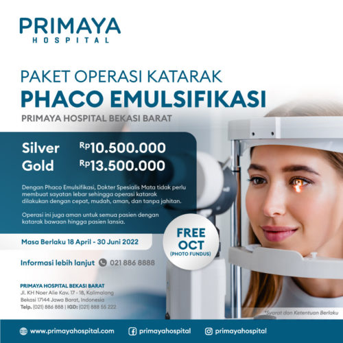 Paket Operasi Katarak - Phaco Emulsifikasi - Primaya Hospital