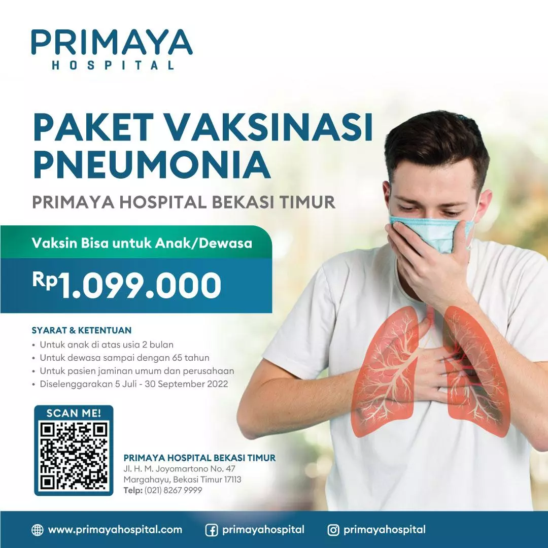 Paket Vaksin Pneumonia Anak & Dewasa - Primaya Hospital