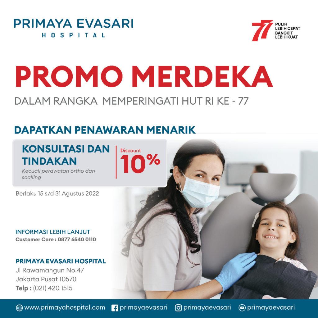 Promo Merdeka - Konsultasi dan Tindakan - Primaya Hospital
