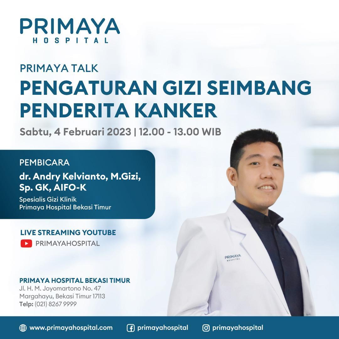 Jadwal Primaya Talk - Primaya Hospital